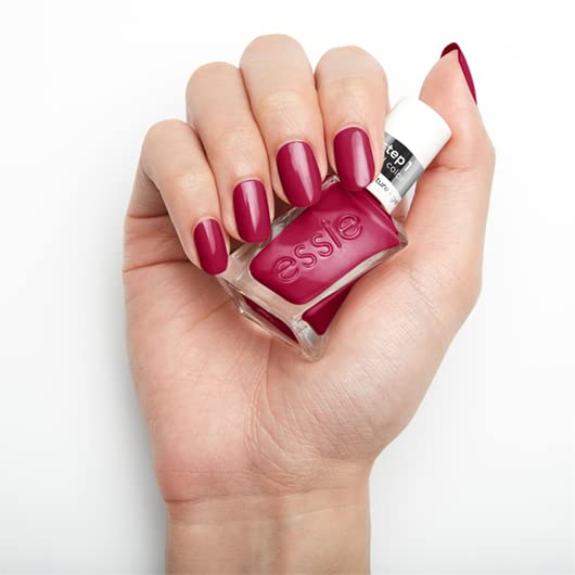 essie Gel Couture Nail Polish, Long-Lasting Deep Magenta Nail Polish, Vegan, Chevron Trend, 0.46 fl oz