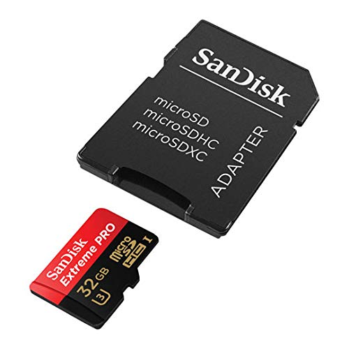 SanDisk 32GB Micro Extreme Pro Memory Card for Steam Gaming Tablet Stream Deck (SDSQXCG-032G-GN6MA) Class 10 V30 U3 100MB/s SDHC Bundle with (1) Everything But Stromboli SD & Micro Memory Card Reader