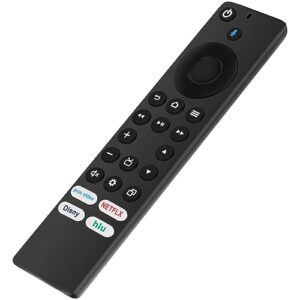 NS-RCFNA-21 CT-RC1US-21 Replace Voice Remote fit for Insignia Toshiba Smart TV NS-24F201NA23 NS-24DF310NA21 NS-24F202NA23 NS-32F201NA23 50LF621U21 55LF621U21 NS-55DF710NA21 NS39DF510NA19 NS-39F201NA23