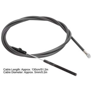 Brake Cable Kit, 130cm/51.2in Waterproof Front Brake Cable Compatible for Ninebot G30 Series Electric Scooter