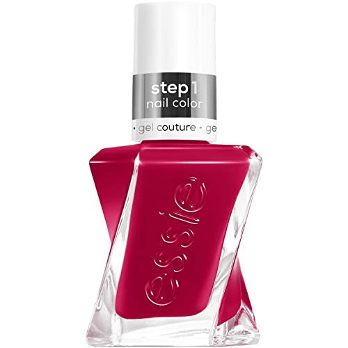 essie Gel Couture Nail Polish, Long-Lasting Deep Magenta Nail Polish, Vegan, Chevron Trend, 0.46 fl oz