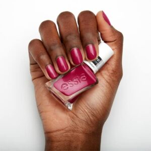 essie Gel Couture Nail Polish, Long-Lasting Deep Magenta Nail Polish, Vegan, Chevron Trend, 0.46 fl oz