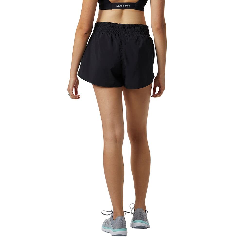 New Balance Women's Accelerate 2.5 Inch Short, Black, X-Large