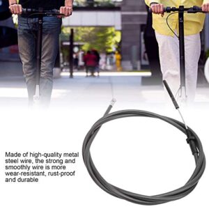 Brake Cable Kit, 130cm/51.2in Waterproof Front Brake Cable Compatible for Ninebot G30 Series Electric Scooter