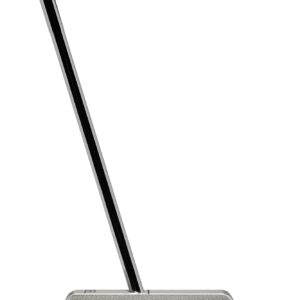 Bell TW-370 Two-Way Toe Balance CNC Milled Golf Putter + Winn Dri-Tac Dark Gray Jumbo Grip (Ambidextrous, 34)