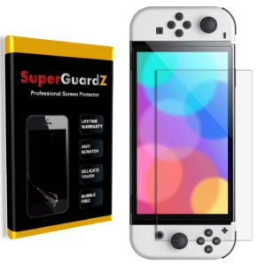 [3-pack] for nintendo switch oled (2021) screen protector - superguardz, anti-glare, matte, anti-fingerprint, anti-bubble