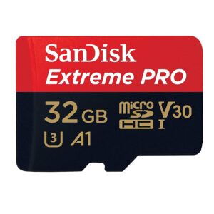 SanDisk 32GB Micro Extreme Pro Memory Card for Steam Gaming Tablet Stream Deck (SDSQXCG-032G-GN6MA) Class 10 V30 U3 100MB/s SDHC Bundle with (1) Everything But Stromboli SD & Micro Memory Card Reader