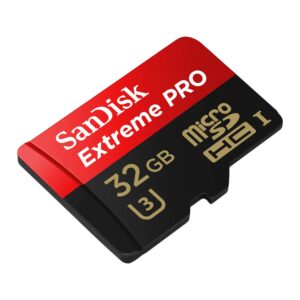 SanDisk 32GB Micro Extreme Pro Memory Card for Steam Gaming Tablet Stream Deck (SDSQXCG-032G-GN6MA) Class 10 V30 U3 100MB/s SDHC Bundle with (1) Everything But Stromboli SD & Micro Memory Card Reader