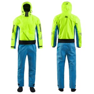 dry suits for women in cold water kayaking with hooded,demanding whitewater paddling (green, xl)