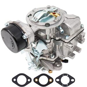 nenkuten carburetor d5tz9510ag for carter yf type for ford 240 250 300 yf c1yf 6 cylinder cil engine 1975-1982 automatic choke with gaskets, replaces d5tz9510ag d4pz9510ac rsc-300a 6307s 6054 6055