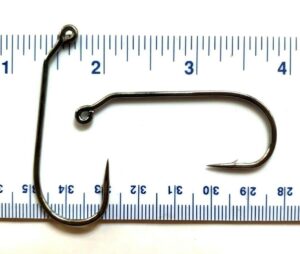 50 gerry's tackle 32886 2x strength black nickel 30 degree round bend jig hooks size 4/0