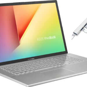 ASUS VivoBook 17.3" HD+ LED Anti-Glare Display Laptop | 10th Gen Intel Core i7-1065G7 | 16GB RAM | 1TB SSD | Intel HD Graphics 610 | Windows 10 S | with USB3.0 HUB Bundle