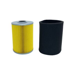 air filter + pre filter replacement for yamaha g2, g5, g8, g9, g11 - j38-14450-00, j10-14417-01