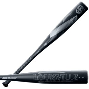 louisville slugger 2022 solo (-10) 2 3/4" junior big barrel usssa youth baseball bat - 26"/16 oz