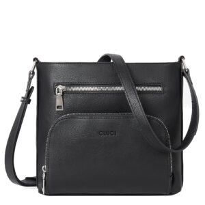 cluci women multi pockets crossbody purse