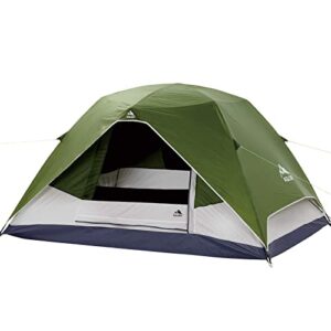 2-3 person camping dome tent, easy setup tent for family waterproof backpacking hiking outdoor.(green)