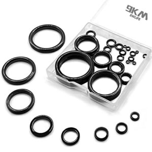 9km dwlife fishing rod repair ceramic guide ring replacement kit 14 sizes 0.13in to 1.86in (a - 28pcs)