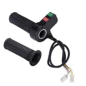 dilwe throttle grip, 1 pair throttle grip 3 speed control throttle handle grips for electric bike