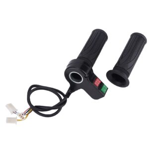 Dilwe Throttle Grip, 1 Pair Throttle Grip 3 Speed Control Throttle Handle Grips for Electric Bike