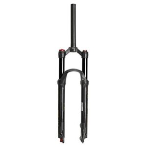 lvtu magnesium alloy mountain bike front fork 26/27.5/29 inch air pressure shock absorber suspension fork accessories (color : straight manual lockout, size : 27.5 inch)