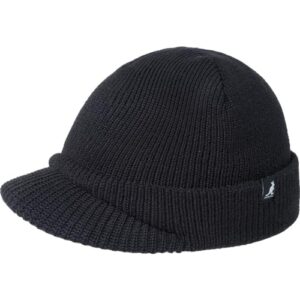 kangol sliced peak beanie - black/1sfm