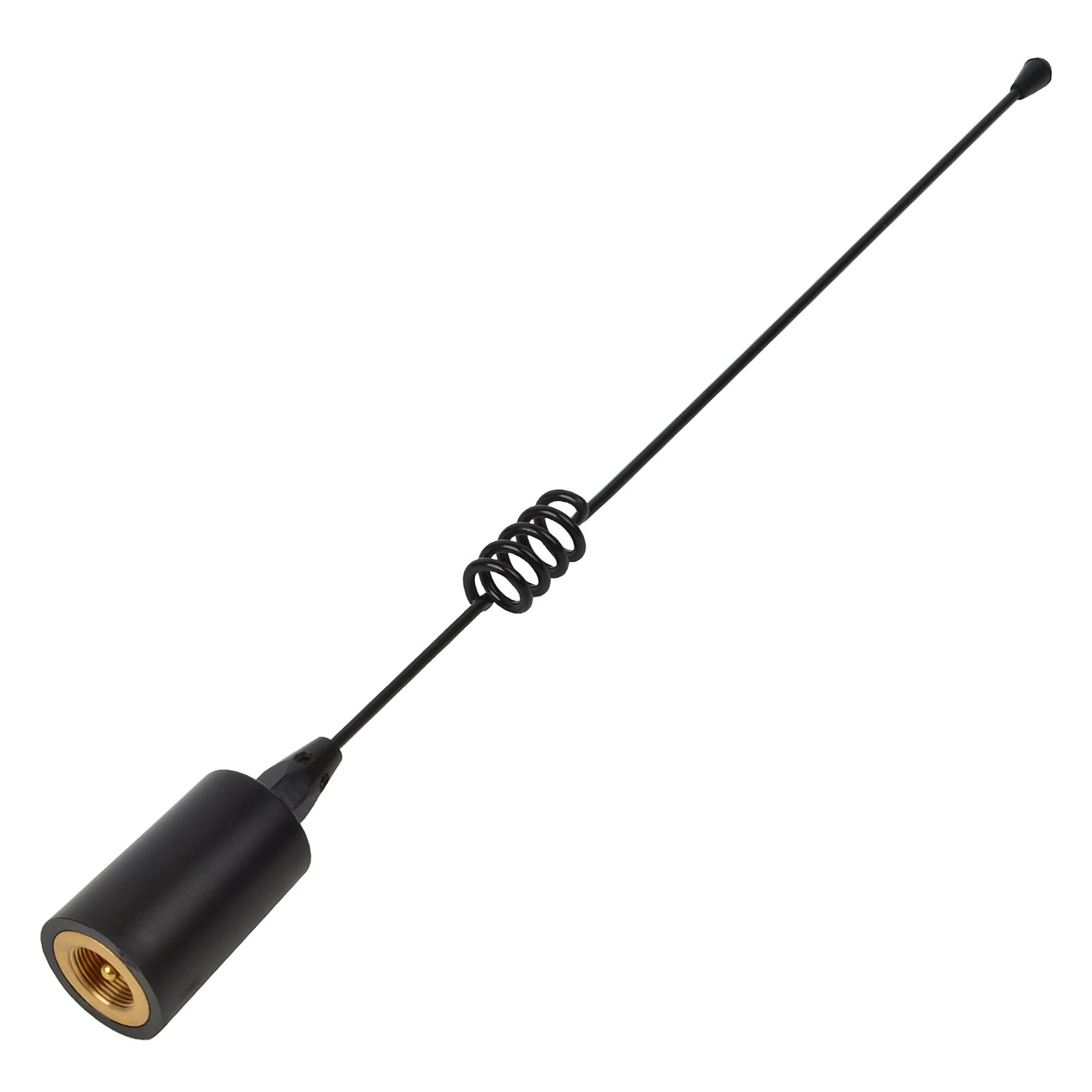 HYS VHF Band Amateur 156-163Mhz Low-Profile Marine Antenna with Stainless Steel L-Bracket Hole & W/16.4ft(5m) RG-58 Coax Cable for Standard Horizon Icom Cobra Uniden VHF Marine Radios