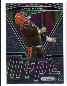 baker mayfield 2020 panini prizm hype #12 card football cleveland browns