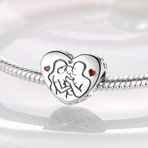 MULA 925 Sterling Silver Charms for Bracelets and Necklaces Dangle Pendants Beads Family Tree Charms Jewelry for Women