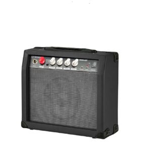 stringo 20 watt guitar amplifier black .practice mp3 input. clean and overdrive channel