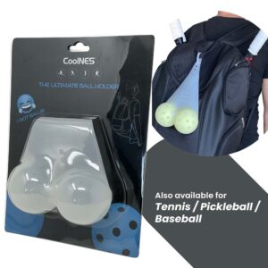 CoolNES Silicone Funny Ball Holder Pouch Sack - Golf - Pickleball - Tennis - Baseball - Gag Gift Innovative Souvenirs Club Storage (Golf)