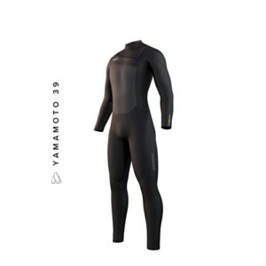 mystic voltt 5/4/3mm front-zip fullsuit wetsuit 2022 - black 220001 xl