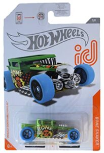 hot wheels chase id bone shaker, [green] 5/8