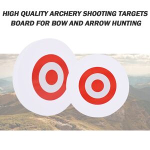 ELONG EVA Foam Archery Target, 25cm Round Archery Targets for Backyard,Shooting Practice Board Indoor and Outdoor Sports Hunting Accessories One Piece