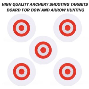 ELONG EVA Foam Archery Target, 25cm Round Archery Targets for Backyard,Shooting Practice Board Indoor and Outdoor Sports Hunting Accessories One Piece