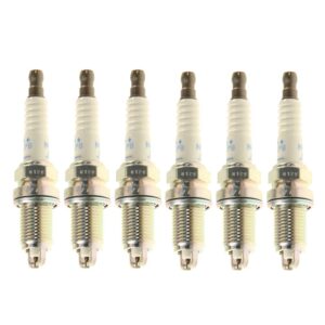 ngk set of 6 multi-ground laser platinum spark plugs necked down gap 0.044 l6 v6