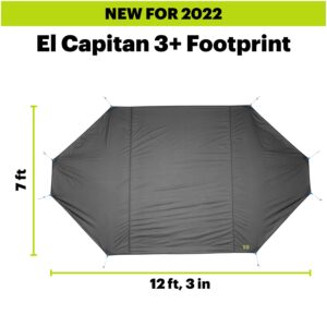 Eureka! El Capitan 3+ Outfitter Fitted Footprint (Compatible with, but Not Included—El Capitan 3+ Outfitter 3-Person Camping Tent—Sold Separately)