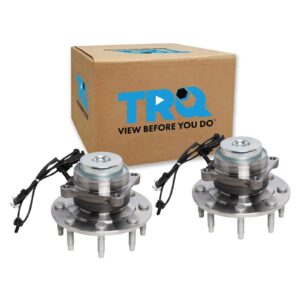 trq front wheel hub bearings assembly set compatible with 2018-2021 chevrolet express 2500 express 3500 gmc savana 2500 savana 3500 2021 savana 4500