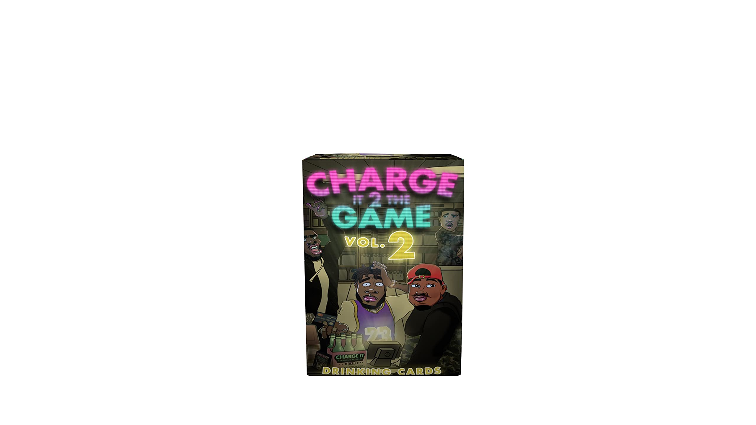 Charge It 2 The Game Drinking Cards Vol 2 - Drinking Game - Fun Game for Game Nights, Party Game,21st Birthday Gift,Bachelorette Party Game,Vacation Game