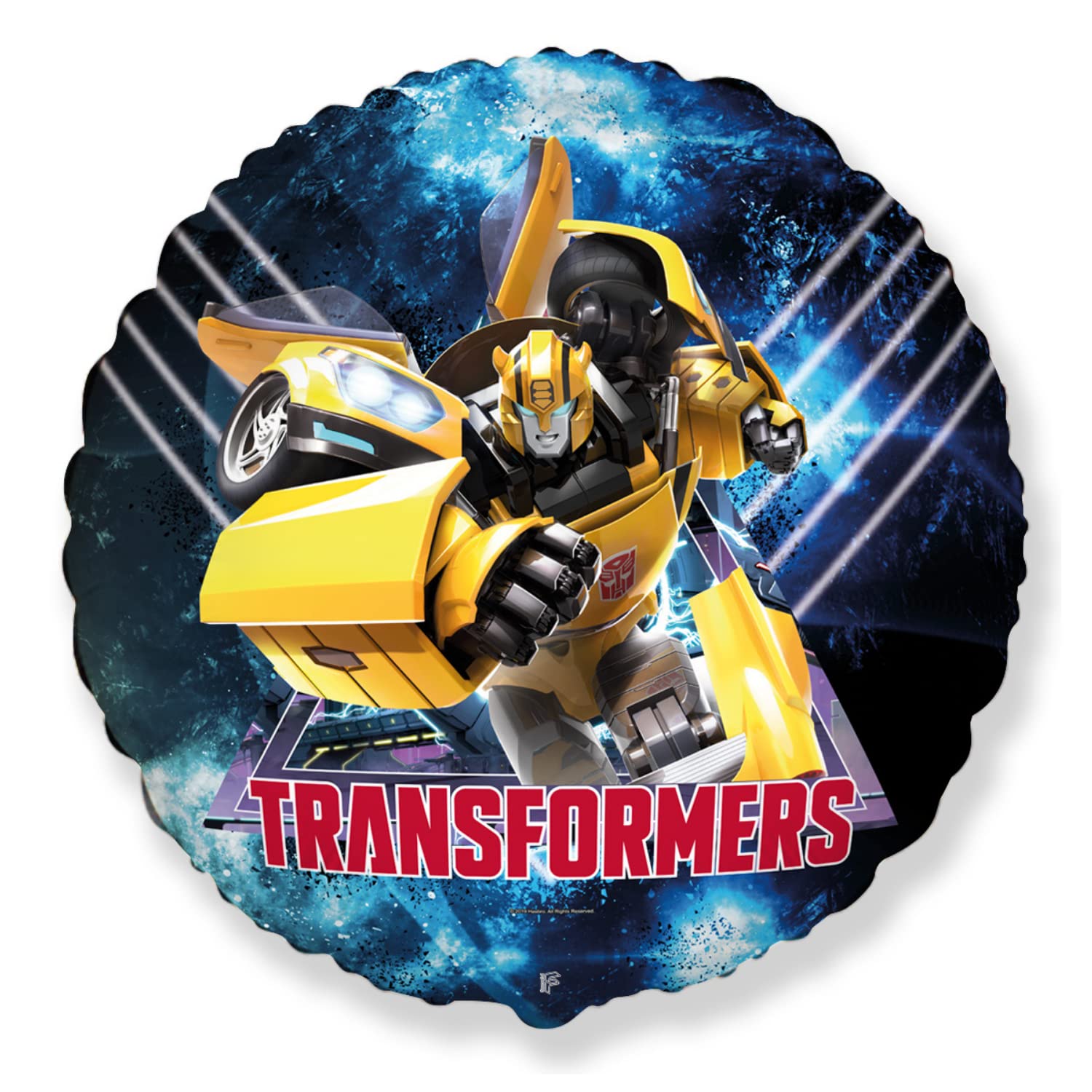 Bumblebee Transformer Party Balloon Decorations - Set Of 3 Transformers Balloons Featuring Bumble Bee For A Kids Birthday Centerpiece Bouquet Backdrop