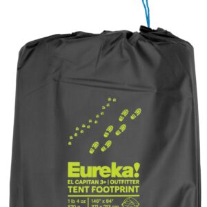 Eureka! El Capitan 3+ Outfitter Fitted Footprint (Compatible with, but Not Included—El Capitan 3+ Outfitter 3-Person Camping Tent—Sold Separately)