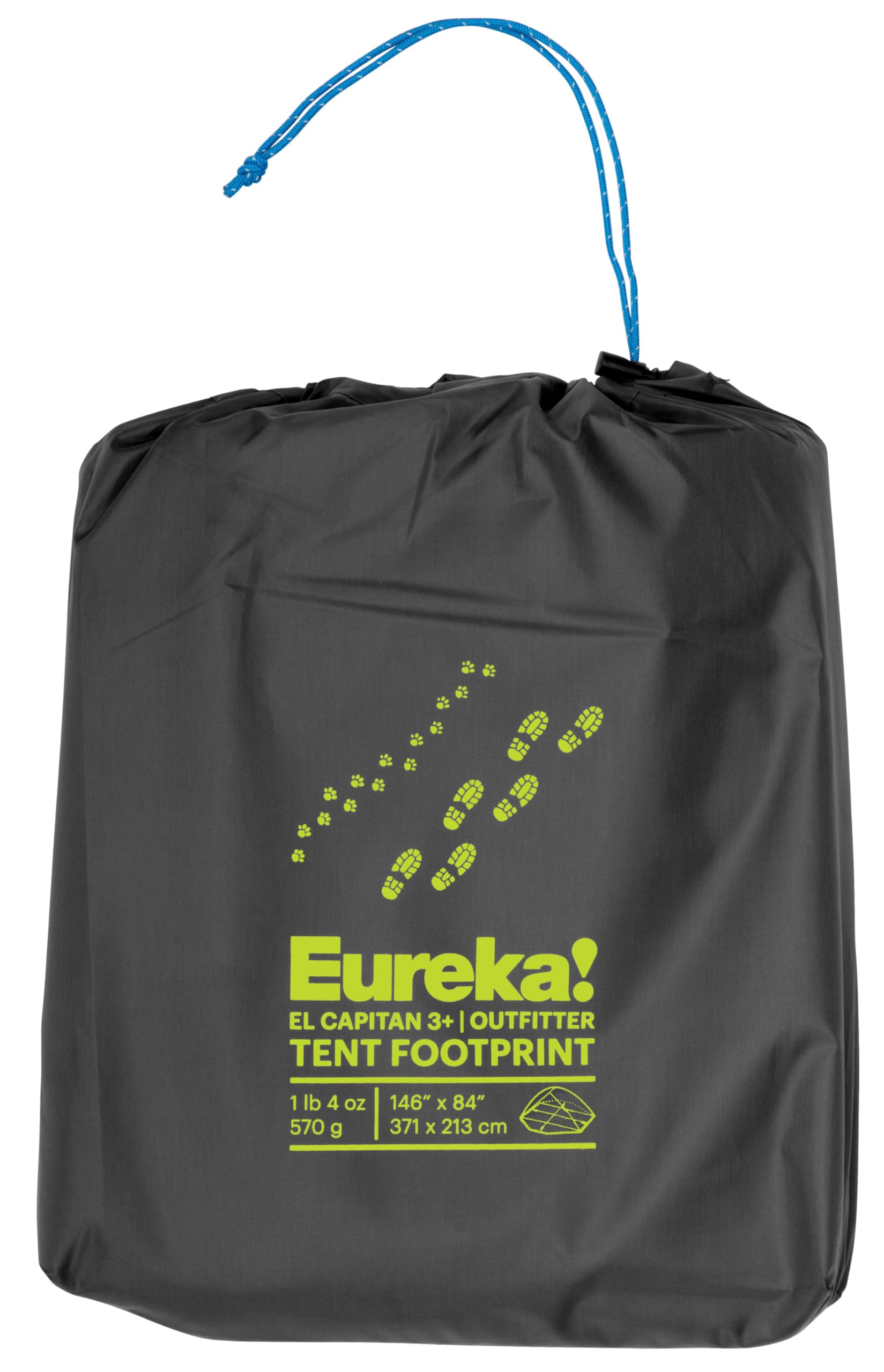 Eureka! El Capitan 3+ Outfitter Fitted Footprint (Compatible with, but Not Included—El Capitan 3+ Outfitter 3-Person Camping Tent—Sold Separately)