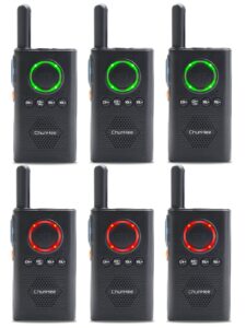 chunhee wireless intercom system for elderly/kids, home intercom system room to room communication, 1.5 miles long range 16 channel intercom system for home/office/camping/hiking/vacation