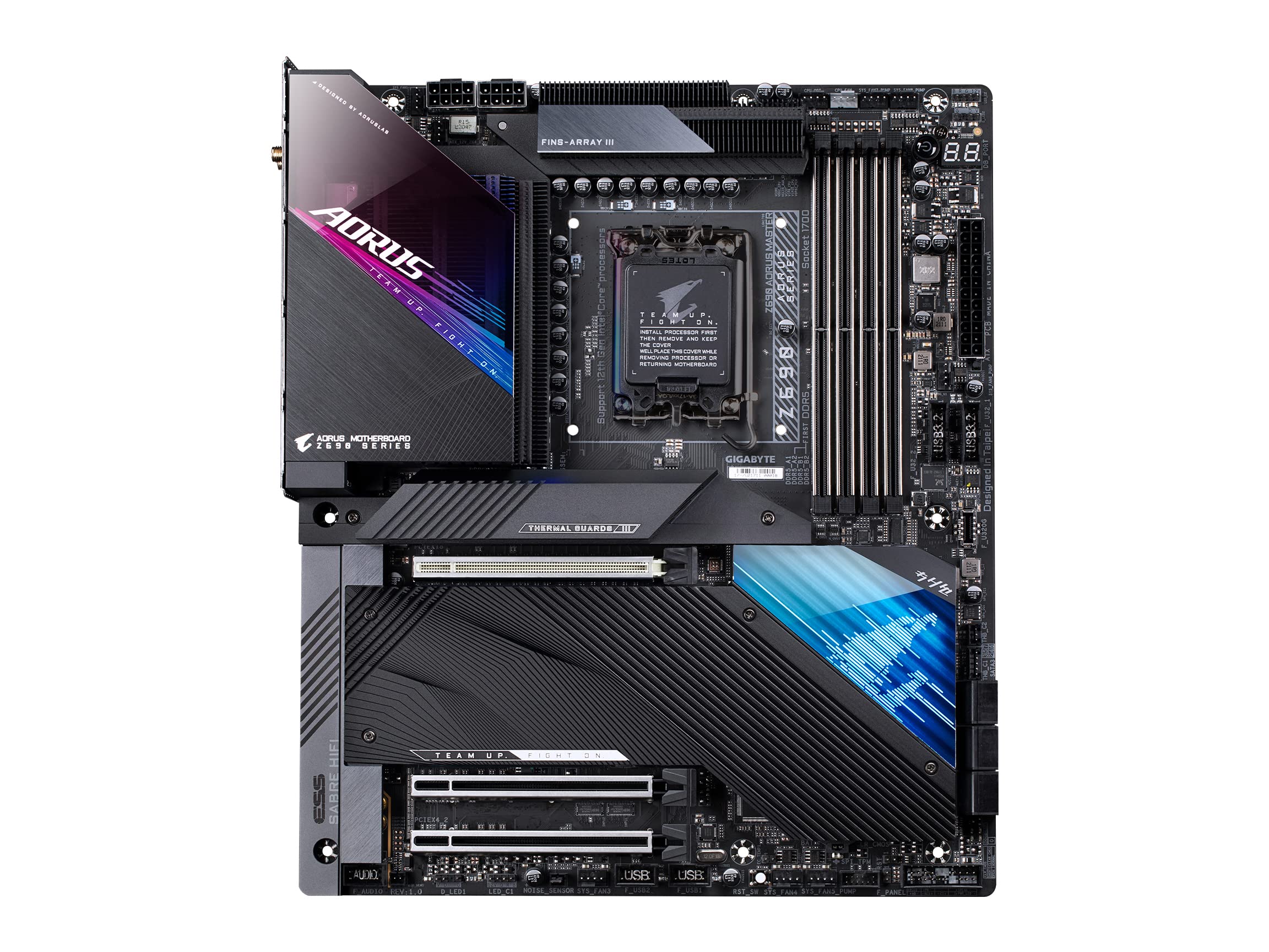 GIGABYTE Z690 AORUS MASTER (LGA 1700/ Intel Z690/ ATX/ DDR5/ Quad M.2/ PCIe 5.0/ USB 3.2 Gen2X2 Type-C/ Intel WiFi 6E/ AQUANTIA 10GbE LAN/ Intel Thunderbolt 4/ Gaming Motherboard)