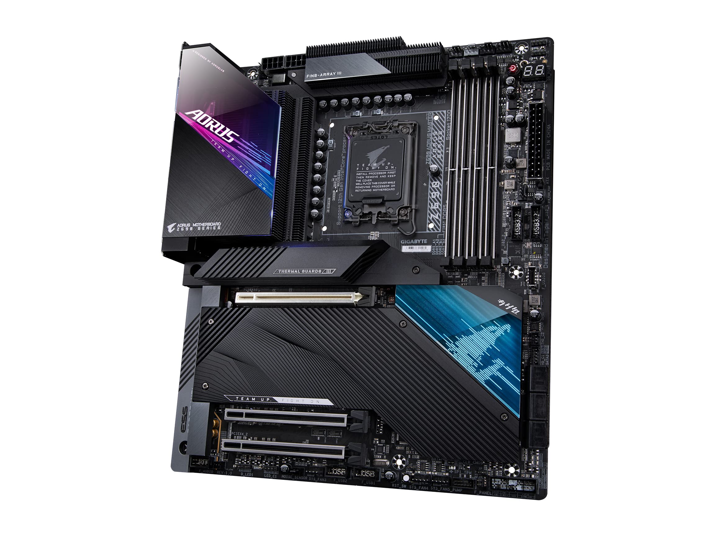 GIGABYTE Z690 AORUS MASTER (LGA 1700/ Intel Z690/ ATX/ DDR5/ Quad M.2/ PCIe 5.0/ USB 3.2 Gen2X2 Type-C/ Intel WiFi 6E/ AQUANTIA 10GbE LAN/ Intel Thunderbolt 4/ Gaming Motherboard)