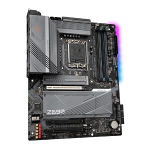 GIGABYTE Z690 Gaming X DDR4 (LGA 1700/ Intel Z690/ ATX/ DDR4/ Quad M.2/ PCIe 5.0/ USB 3.2 Gen2X2 Type-C/ 2.5GbE LAN/Gaming Motherboard)