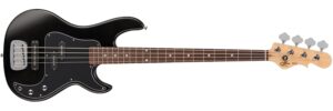 g&l tribute sb-2 bass guitar - black frost