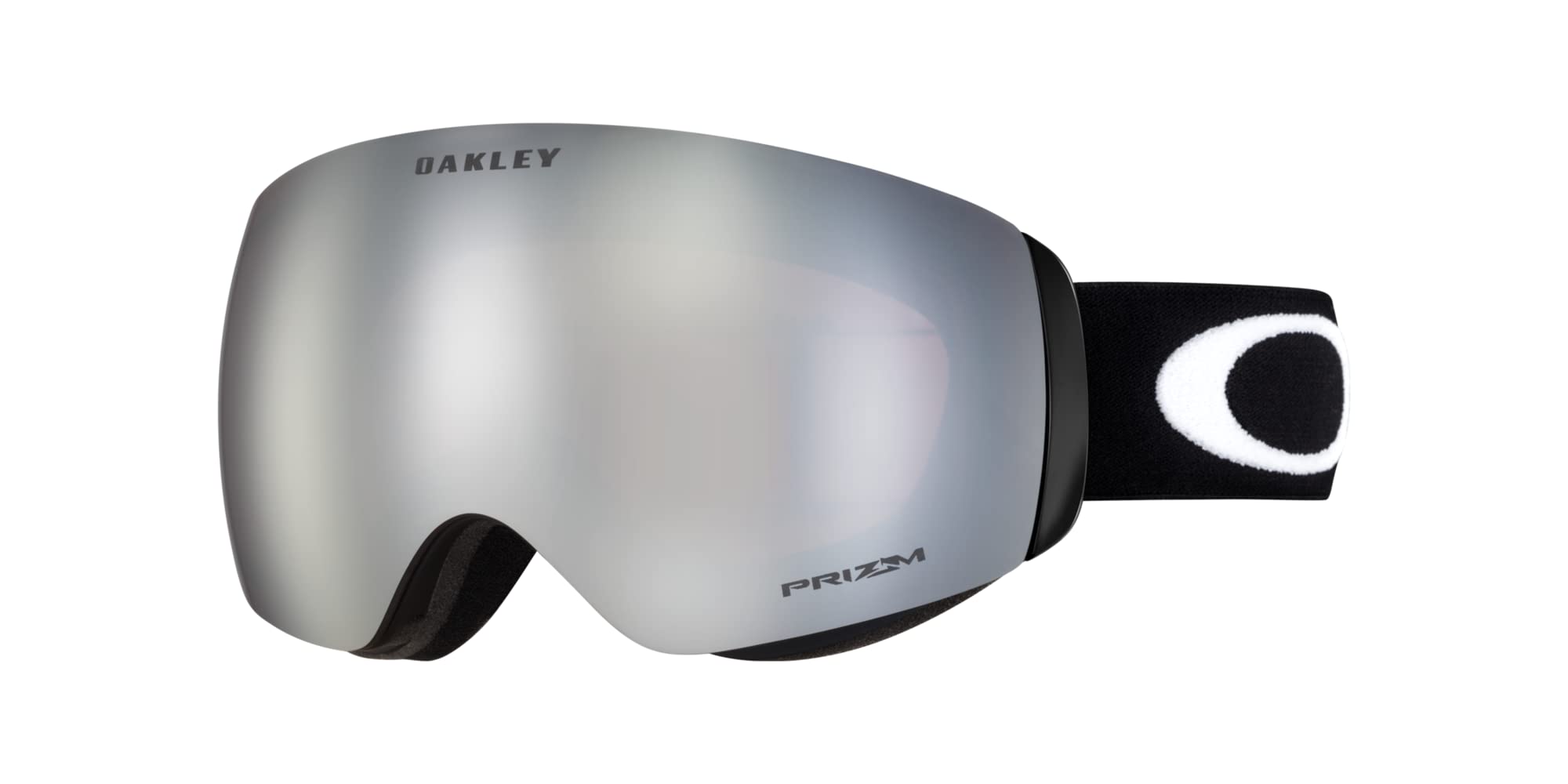 Oakley Flight Deck M OO7064 Black w/Prizm Black Iridium Ski Goggles For Men For Women + BUNDLE with Designer iWear Eyewear Kit