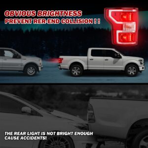 MZORANGE Brake Tail Light Rear Lamp For Ford F150 F-150 2018 2019 2020 (Left Driver Side)