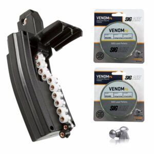 sіg sauer mpx/mcx air rifle .177 cal 30rd magazine with 2x500 .177 pellets bundle