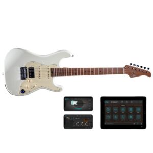 gtrs s801 intelligent guitar vintage white next generation smart guitar with all in one gtrs intelligent process system, gtrs app